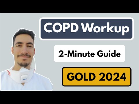 COPD Diagnosis and Workup in 2 Minutes | GOLD 2024 Guidelines Simplified