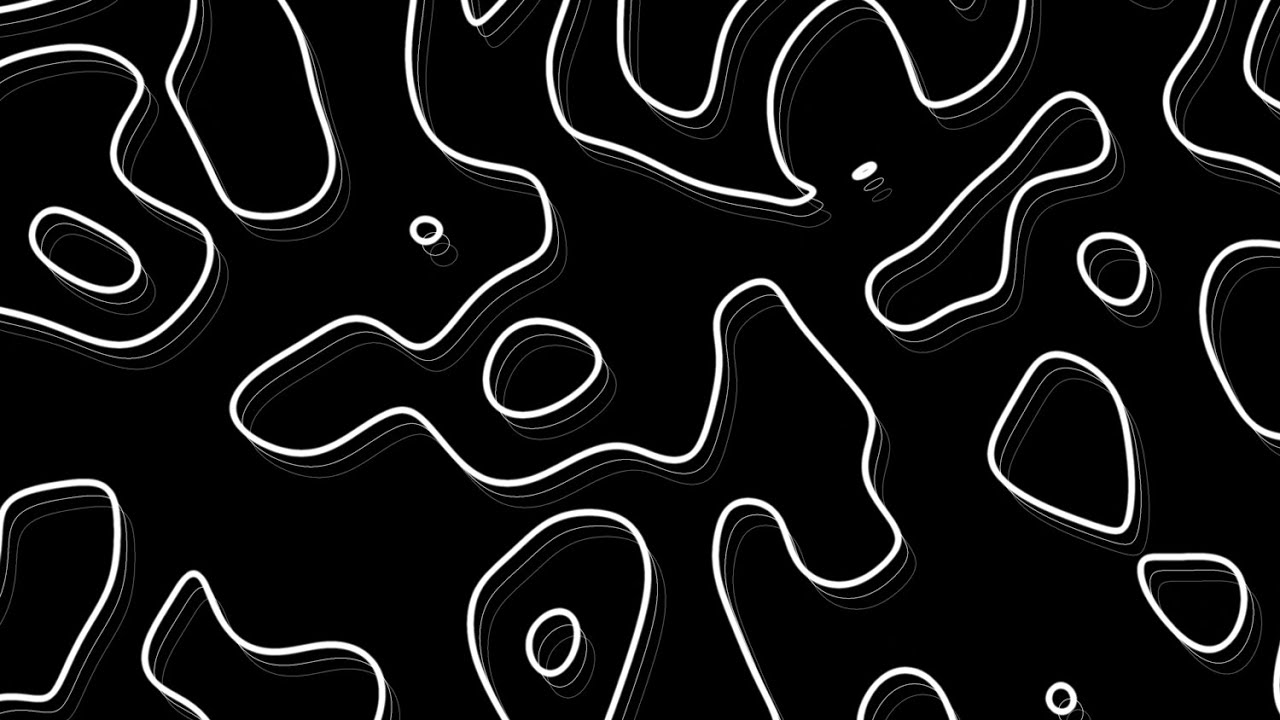 Topographic Background Video. Abstract Wave Wallpaper - Topographic Map Screensaver. Copyright Free.