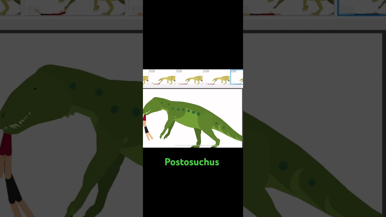 Sticknodes Dino vs human #sticknodes #animation #dinosaurs #trex