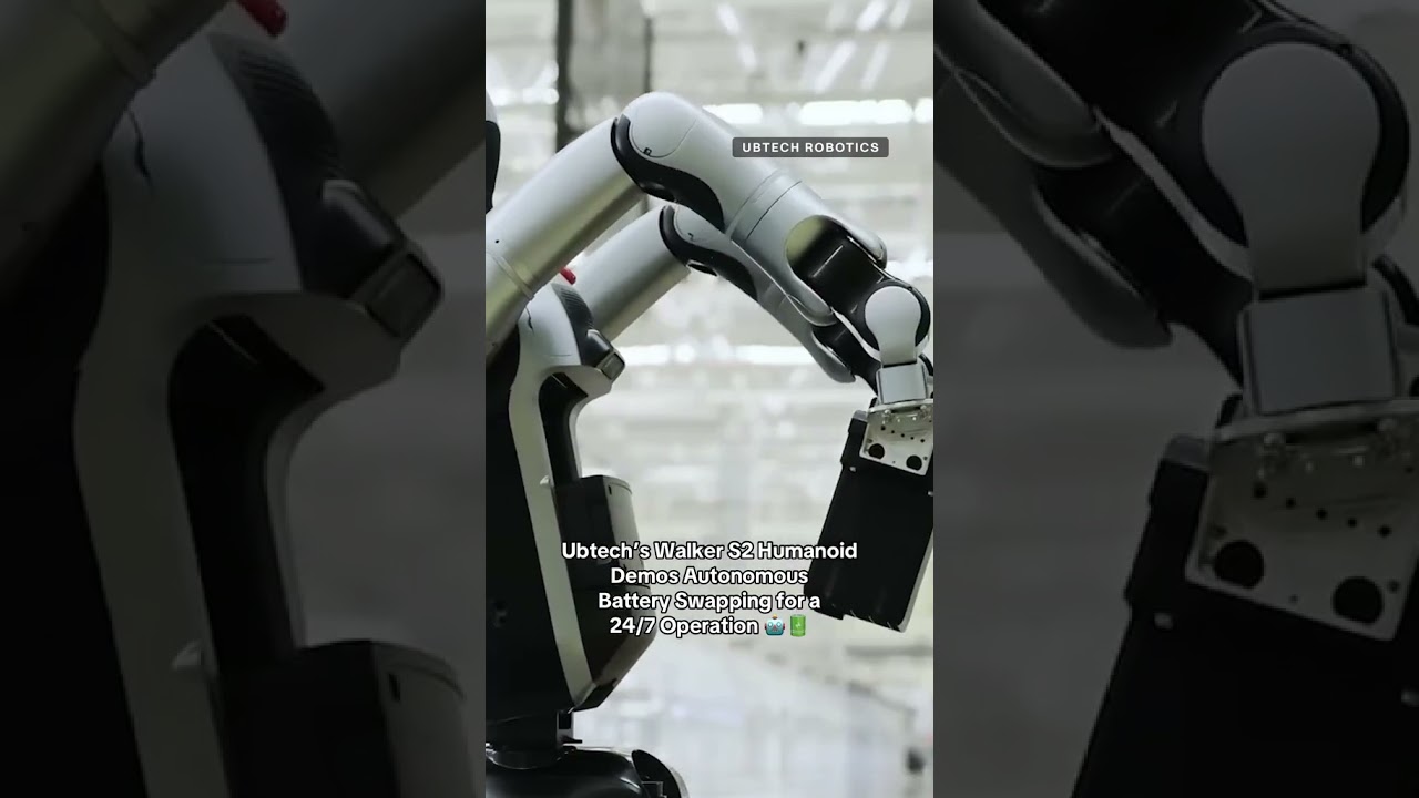 UBTECH's Humanoid Robot Can Swap Its Own Battery