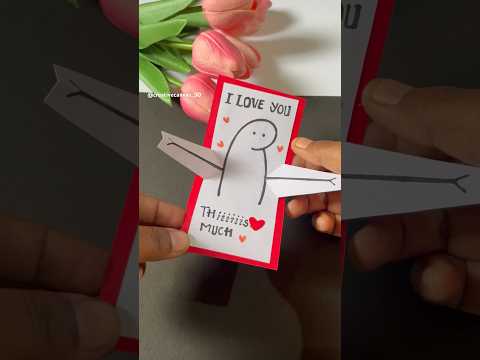 DIY Hug Card craft just in 5 mins ✨ #shorts #shortsfeed