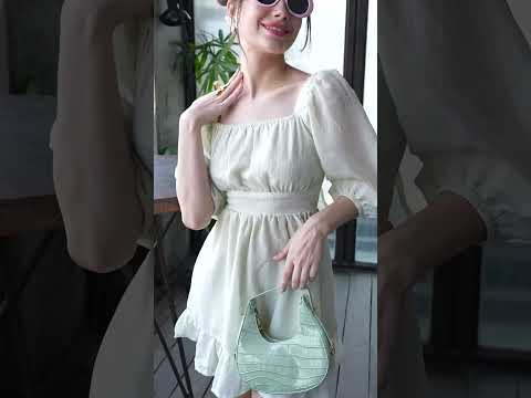 PINACOLADA Women A-line White Mini/Short Dress - Buy PINACOLADA Women A ...
