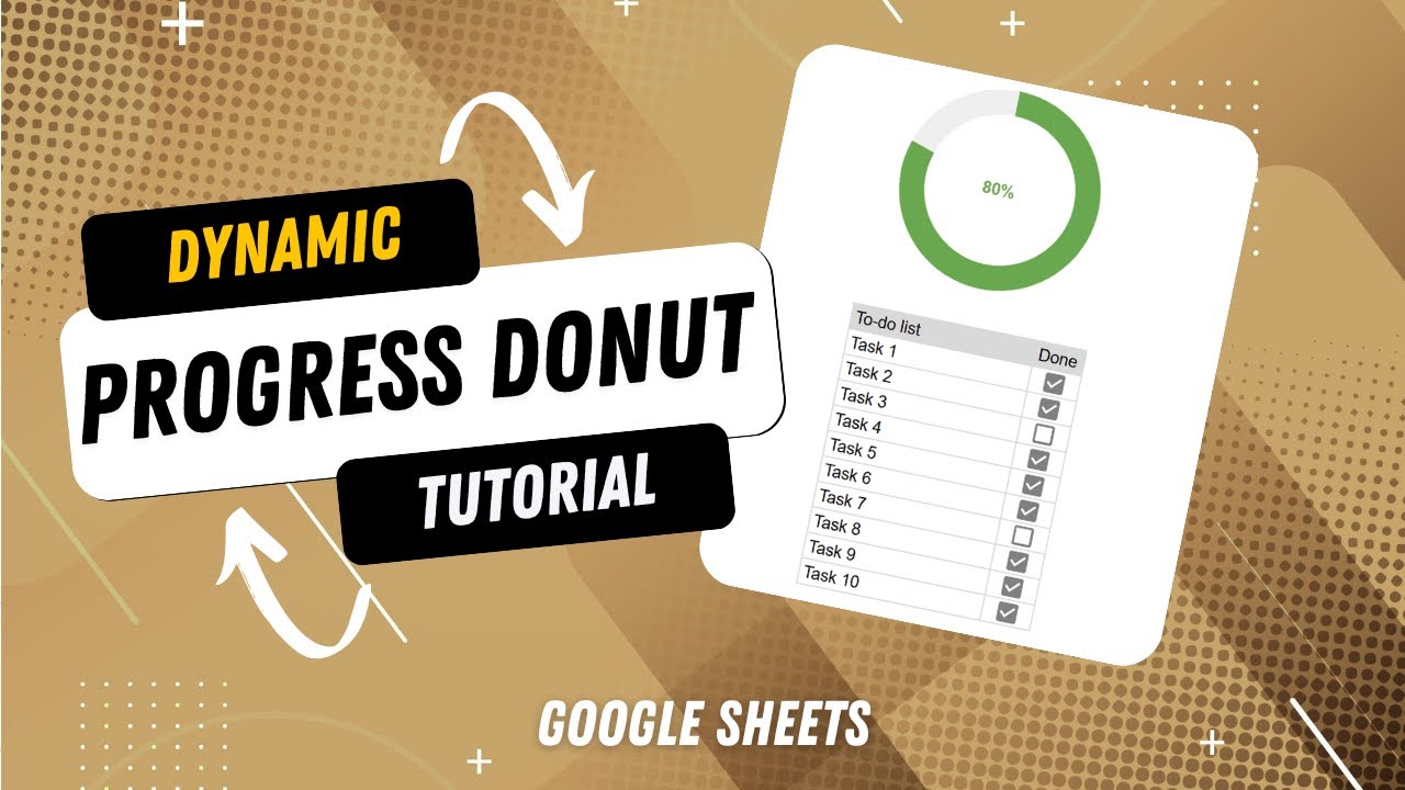 Create a Dynamic Progress Donut in Google Sheets | Visual To-Do Tracker