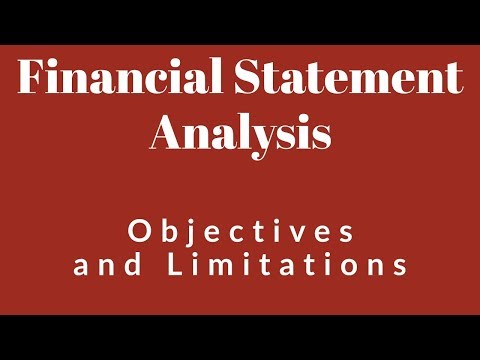 Objectives and Limitations of financial statement analysis - Class 12 ...