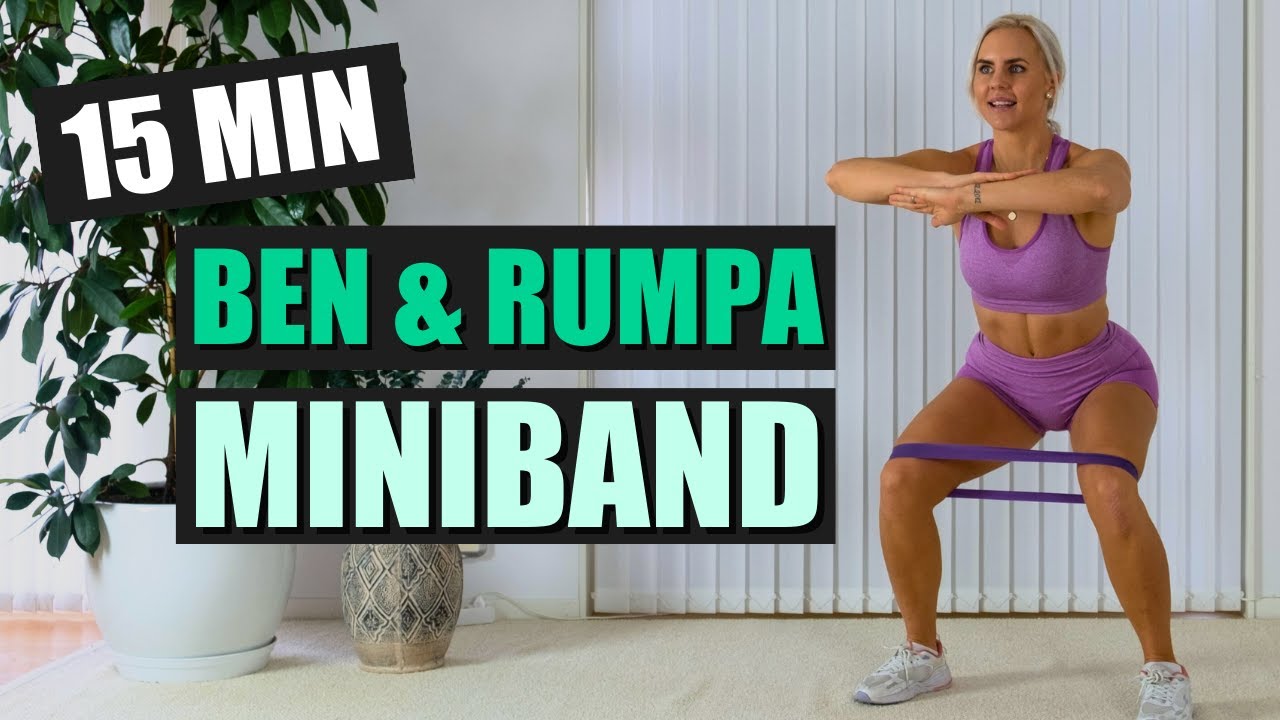 💥 Effektivt träningspass med gummiband för starkare ben och rumpa