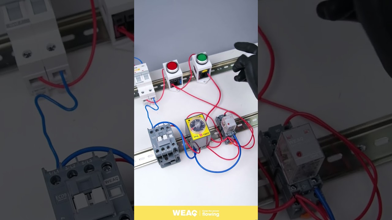 Contactor, Push Button & Timer Relay Wiring: The Basics of Industrial Control.
