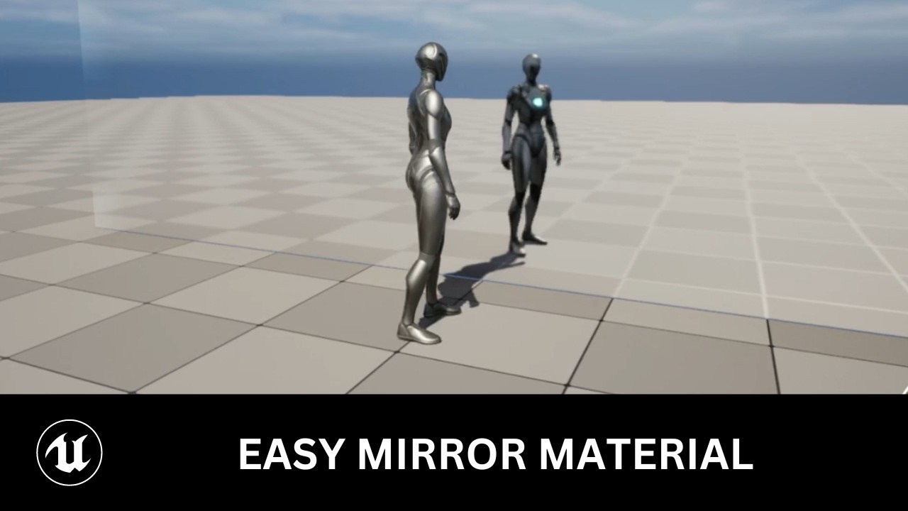 Unreal Engine 5 Mirror Effect Tutorial - How to Use Planar Reflection Material
