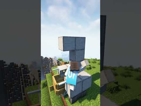 Minecraft Easy Elytra Launcher🪽 #shorts