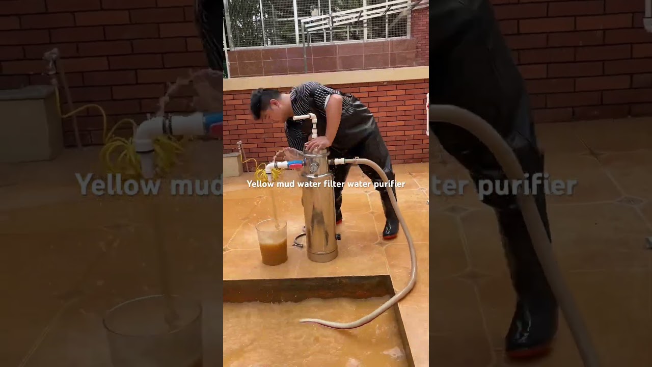 Yellow mud filter water purifier