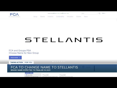 Fiat Chrysler - Groupe PSA merger to be named 'Stellantis'