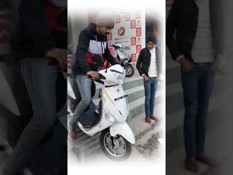 hero electric Optima CX scooter delivery blogging with SRS Wasim Akram