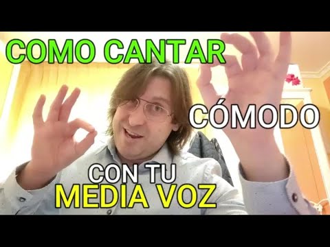 COMO CANTAR CÓMODO TODO CON TU MEDIA VOZ en tu CLASE DE CANTO