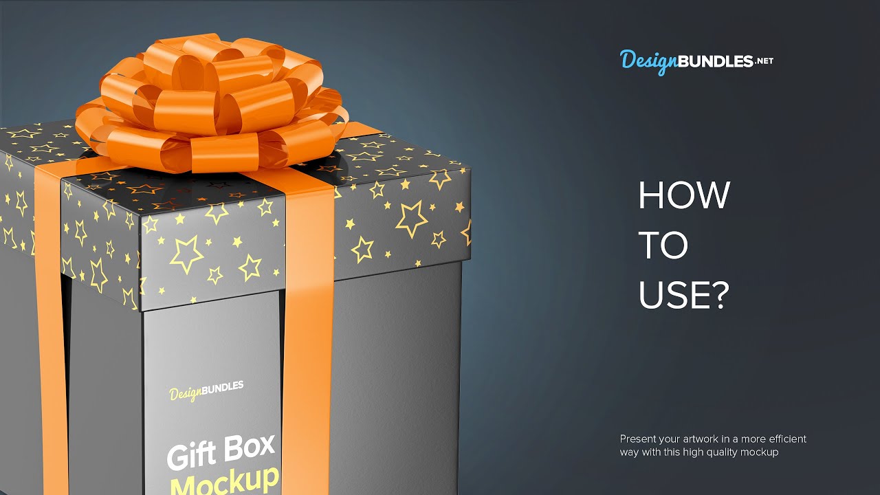 Gift Box Mockup