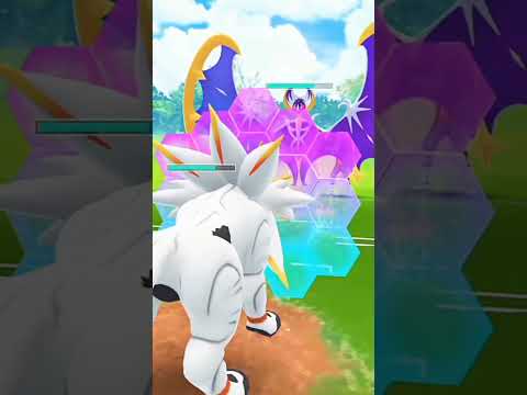 Solgaleo vs Lunala god battle in #pokemongo