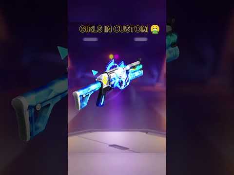 GIRL AND BOY USE THE COUSTOM GUN ☠️ #1v4clutch #freefire #freefireconta #trending #youtubeshorts