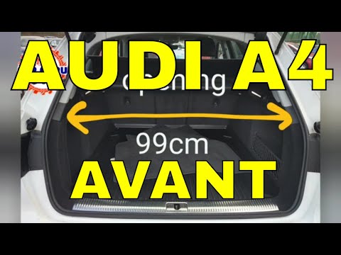 Audi A4 Avant boot dimensions in centimeters – DIYCarFixer