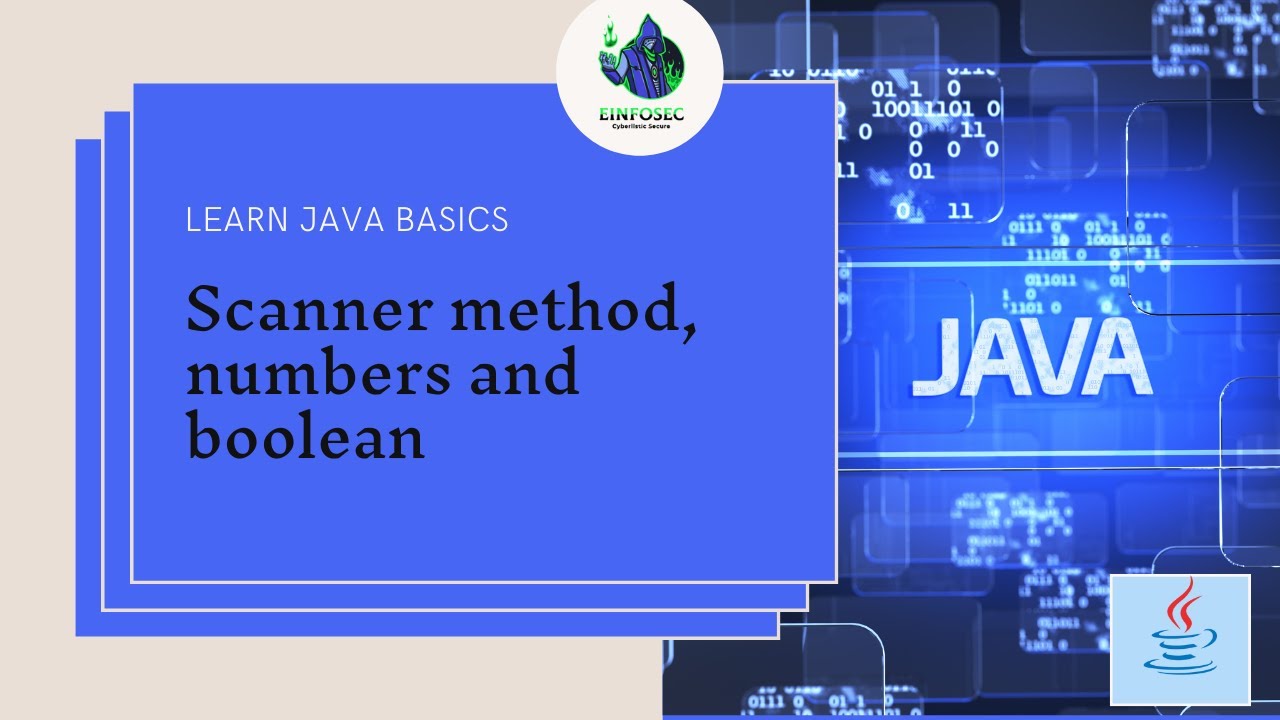 9. Scanner method, numbers and boolean | #code #coding #java