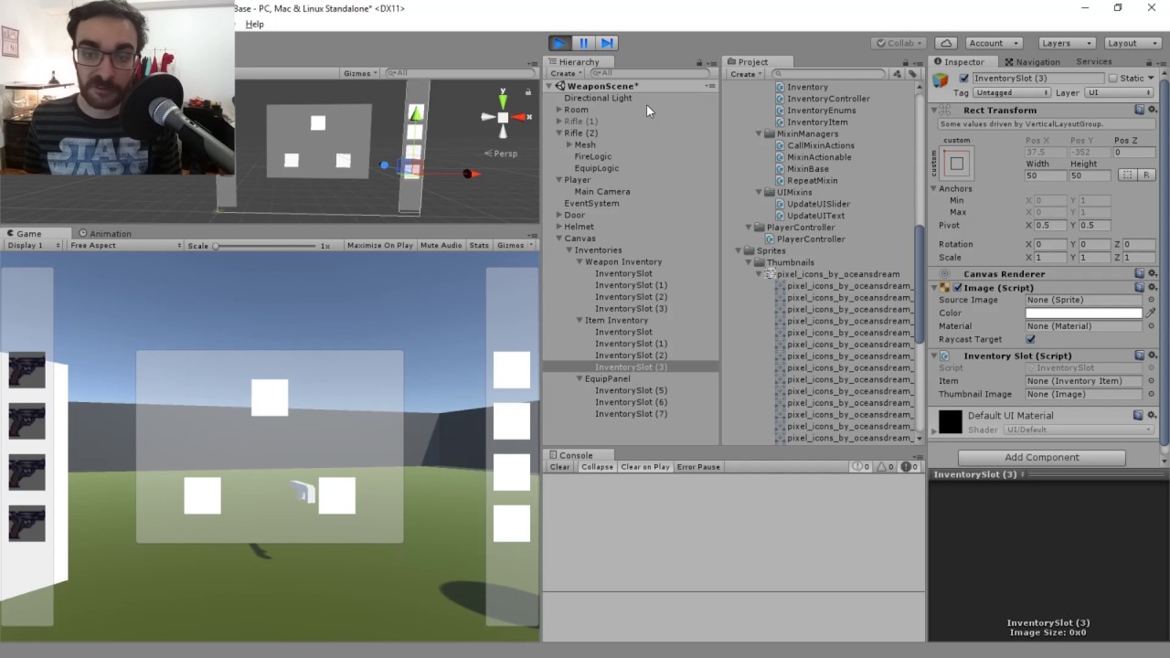 Unity Tutorial Series: Creating a Modular Inventory System: Part 4