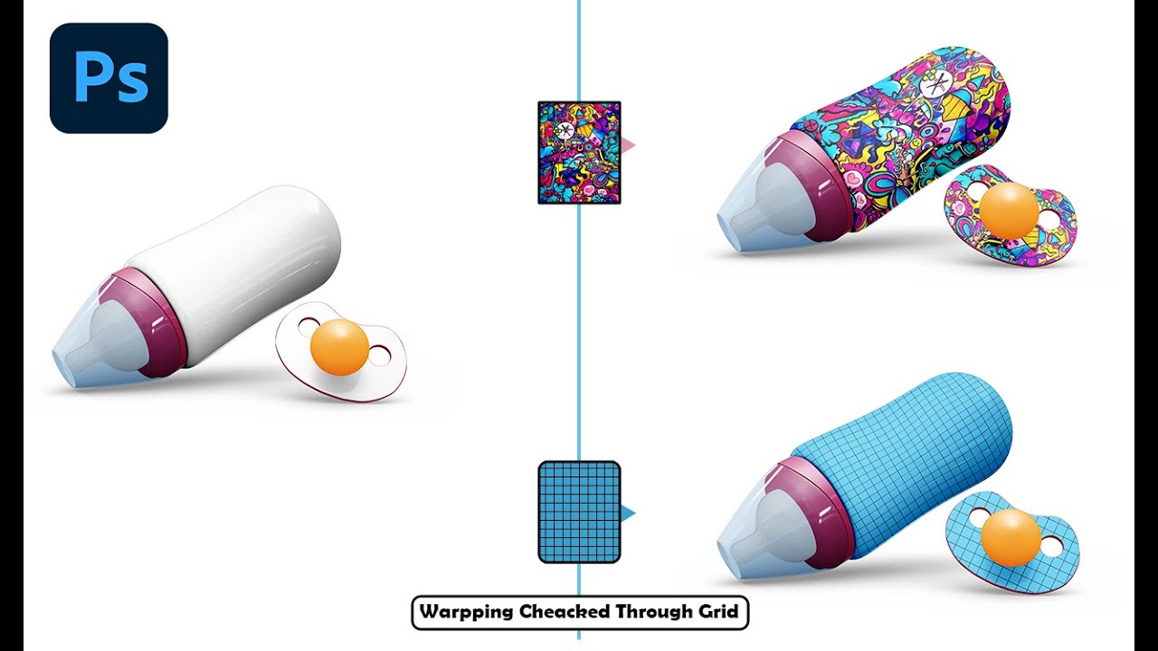 Baby Feeder Bottle  Mockup in Photoshop | #MockupDesignArt