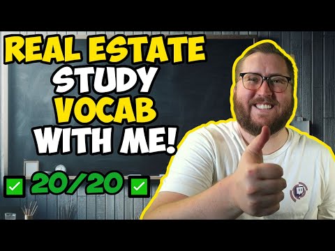 2025 Real Estate Vocabulary - CONTRACTS (20 Words)