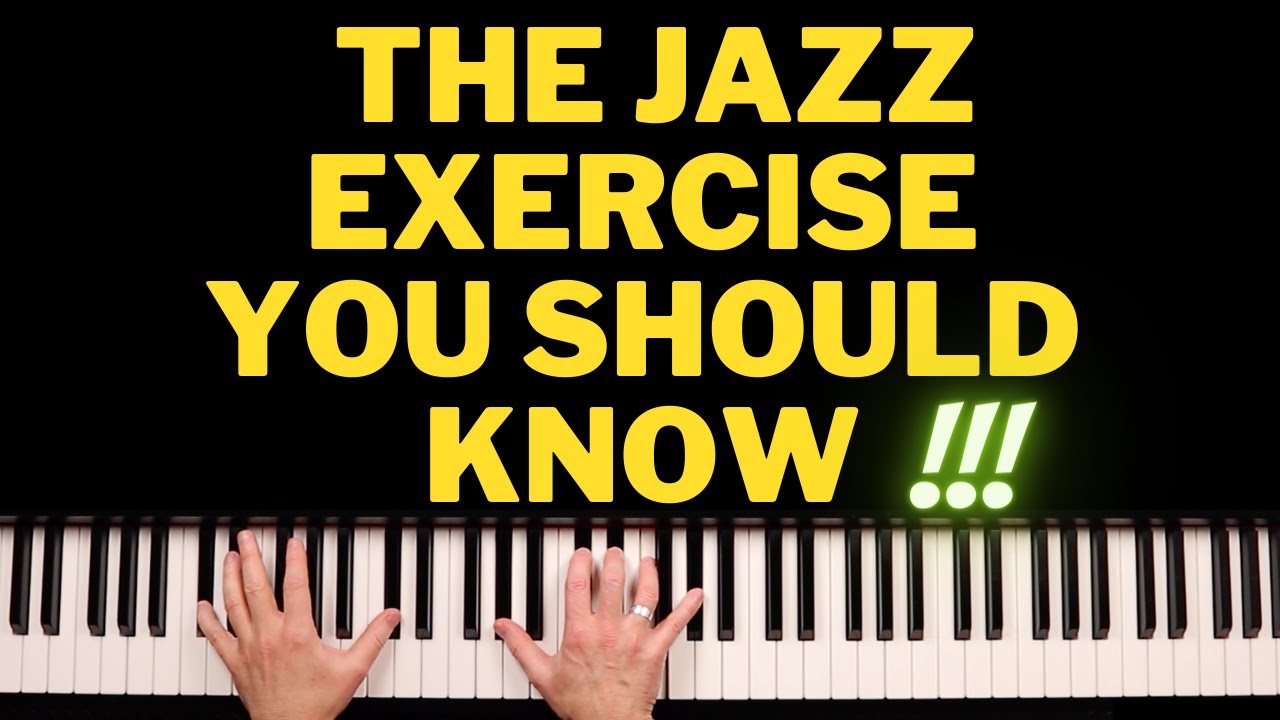 Piano Jazz Exercise  with backing track + music sheet by WellofMusic