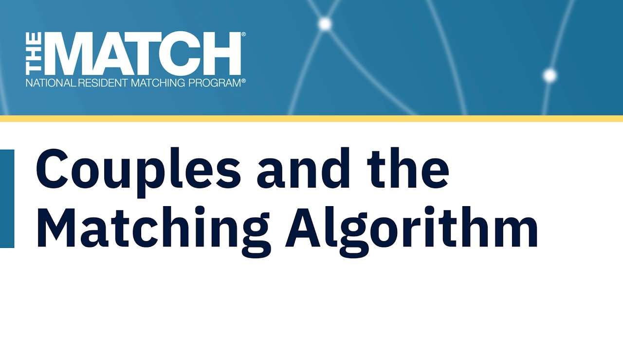 Couples and the Matching Algorithm