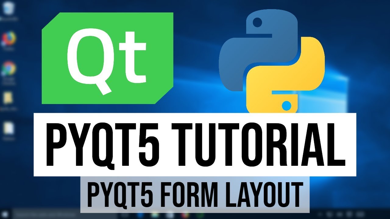 PyQt5 Tutorial 8 - PyQt5 Form Layout | QFormLayout Class