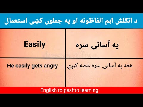 Learn english easy vocabulary with use in sentences|With Kashif Momand|Clas nmbr162|#EnglishtoPashto