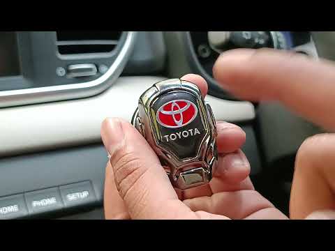 Toyota Logo Engine Start Stop Push Button Ring Cover | Protective Switch Cover