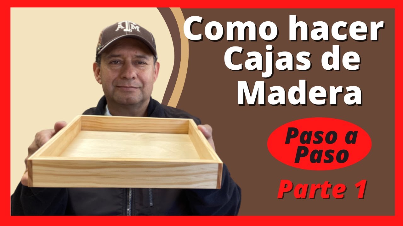 COMO HACER CAJAS DE MADERA - Paso a Paso - Caja de Madera para Servir Alimentos