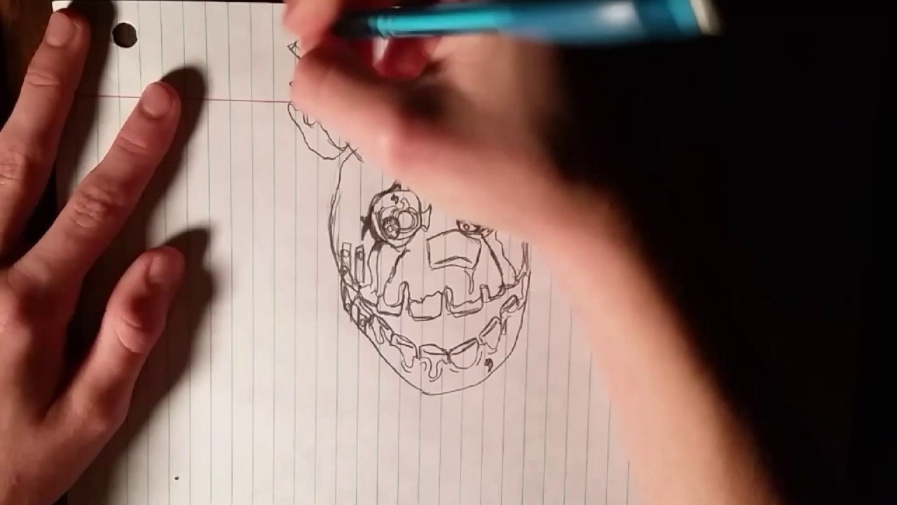 14 second Springtrap timelapse drawing