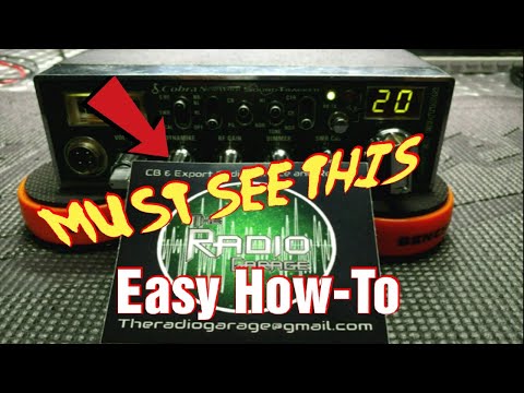 COBRA 29 MOSFET CONVERSION: CB Radio How to Install Easy Mod! The Radio Garage simple way.