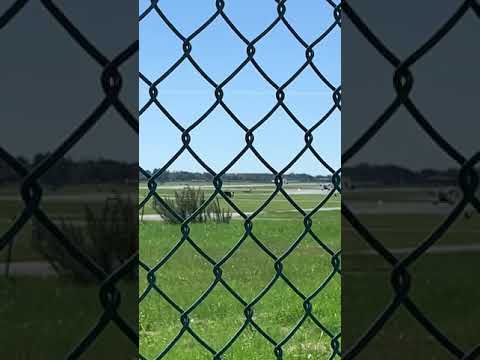 American Airlines A319 takeoff from Albany international airport Ny