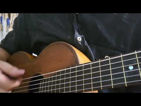 ️ Video Sample - Authentic Mid 1800s Quint Guitar (Short | Reverb