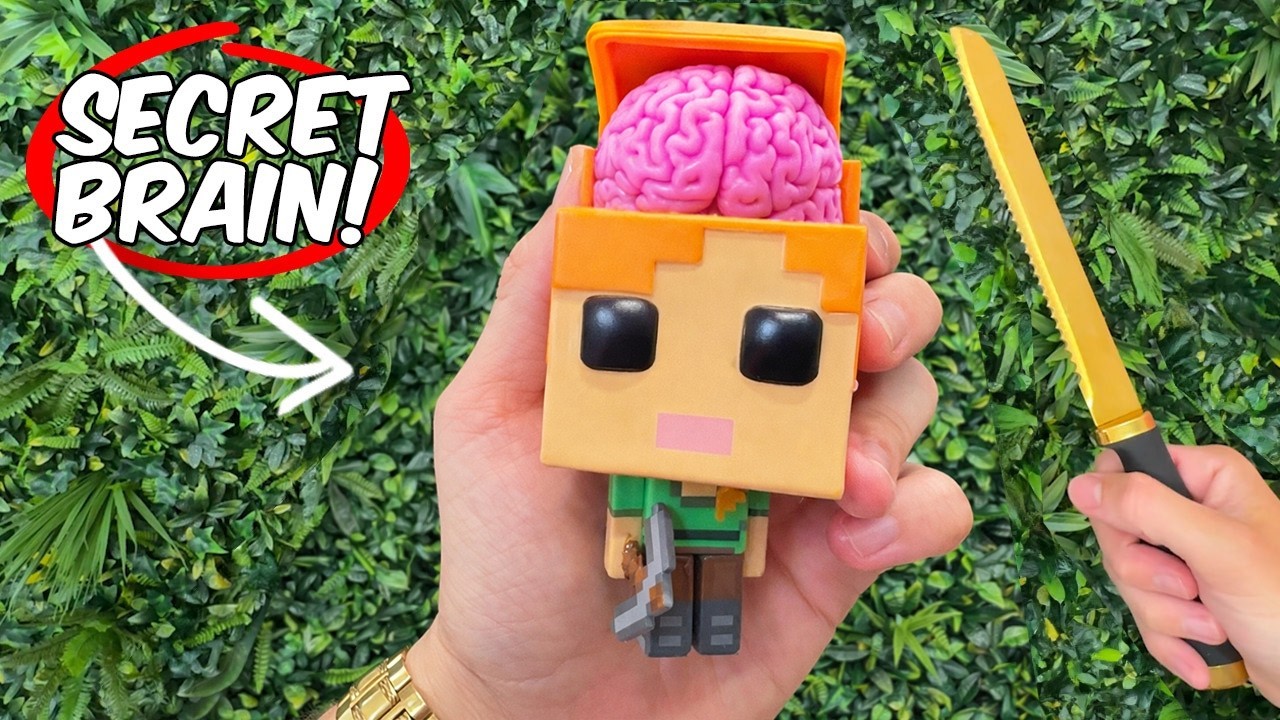 Secret Brain inside Minecraft Funkopop?!