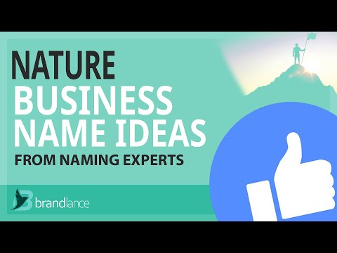 Best Nature Business Name Ideas | Suggestions From Naming Experts | Brand Names Generator