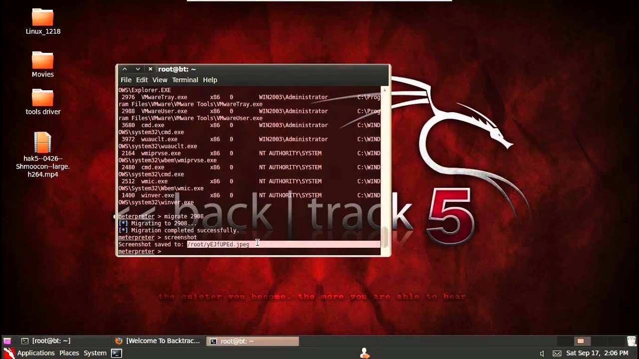 Using Metasploit , Attack MS08-067 in Windows 2003 Server R2