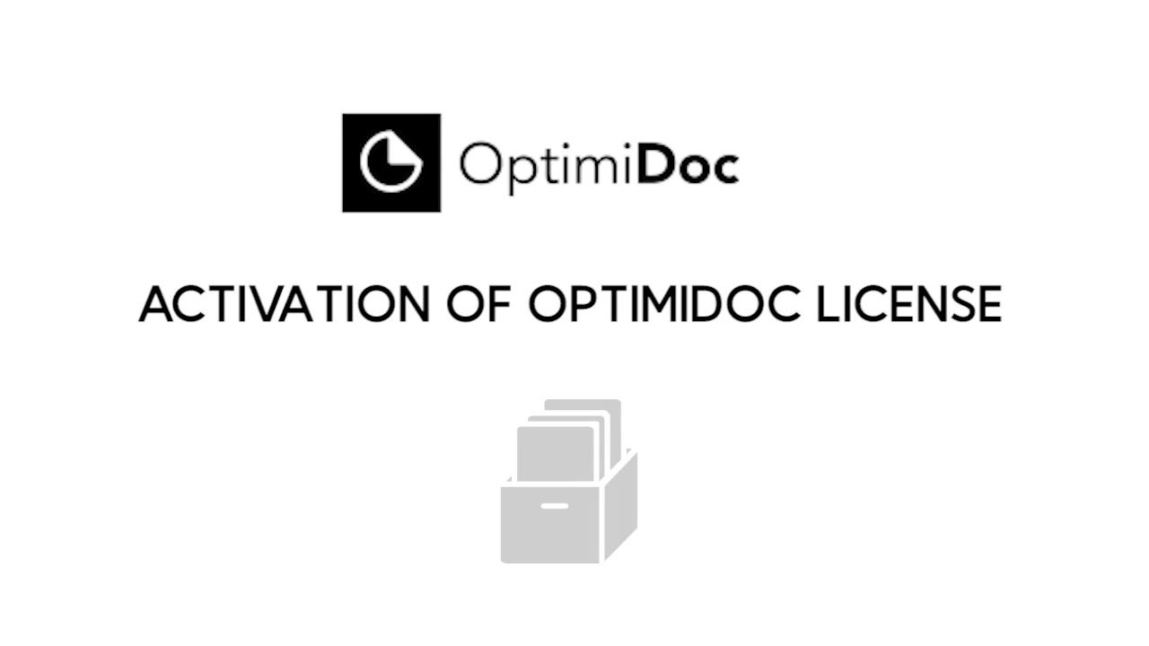 OptimiDoc Server - Offline activation