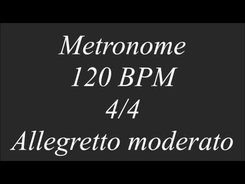 Metronome 120 BPM | 4/4 | Allegretto moderato