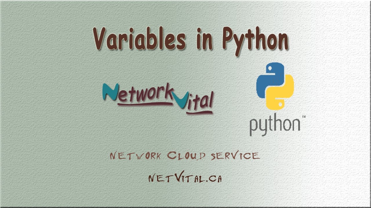 Variables in Python