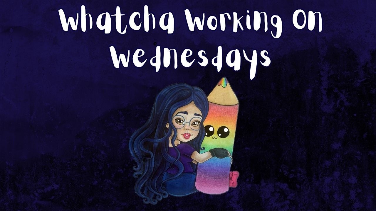 Whatcha Working On Wednesdays - Working on Mermaid Wallpaper in 