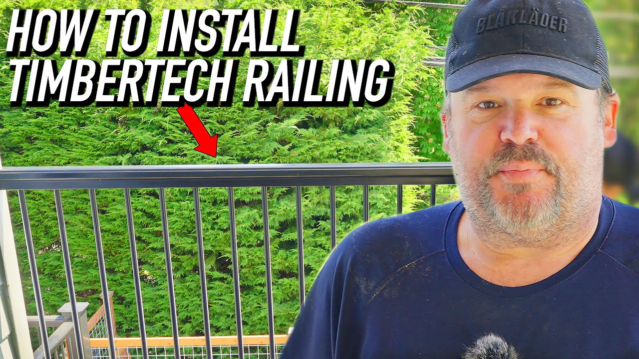 How To Install TimberTech Classic Composite Rail Kits || Dr Decks