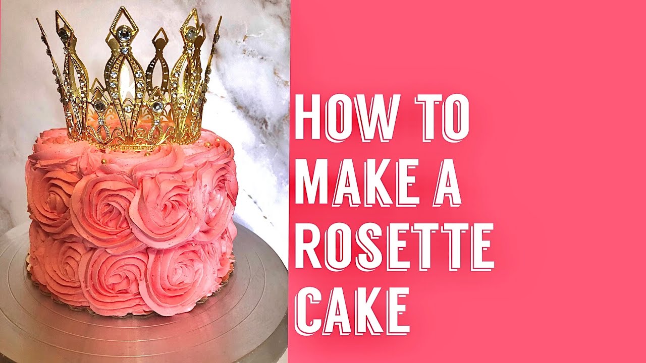 Quick Rosette Cake Tutorial