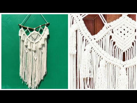 DIY MACRAME WALL HANGING TUTORIAL