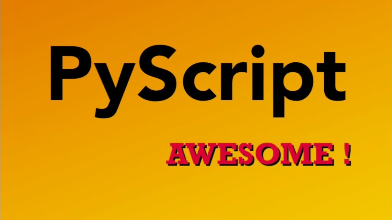 Make an App with Python and HTML using PyScript - Why does it matter?