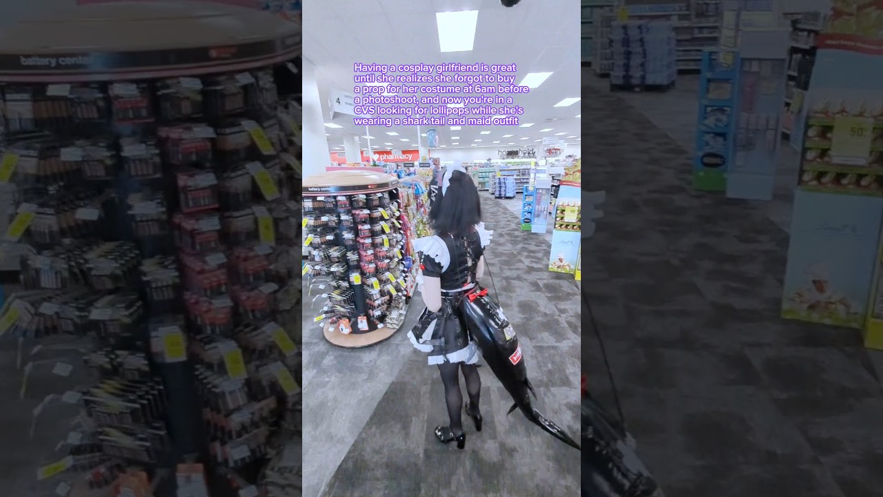 Ellen Joe cosplay at CVS for buying lollipops 🍭 #zenleszonezero #ellenjoe #cosplay #cosplayer