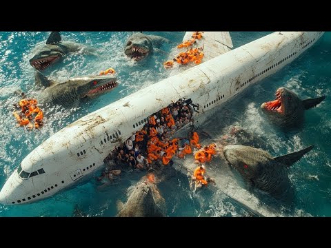 A Plane Crashes Into A Shark Habitat | Movie/Film Explained in Hindi/Urdu