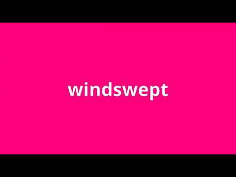 what is the meaning of windswept