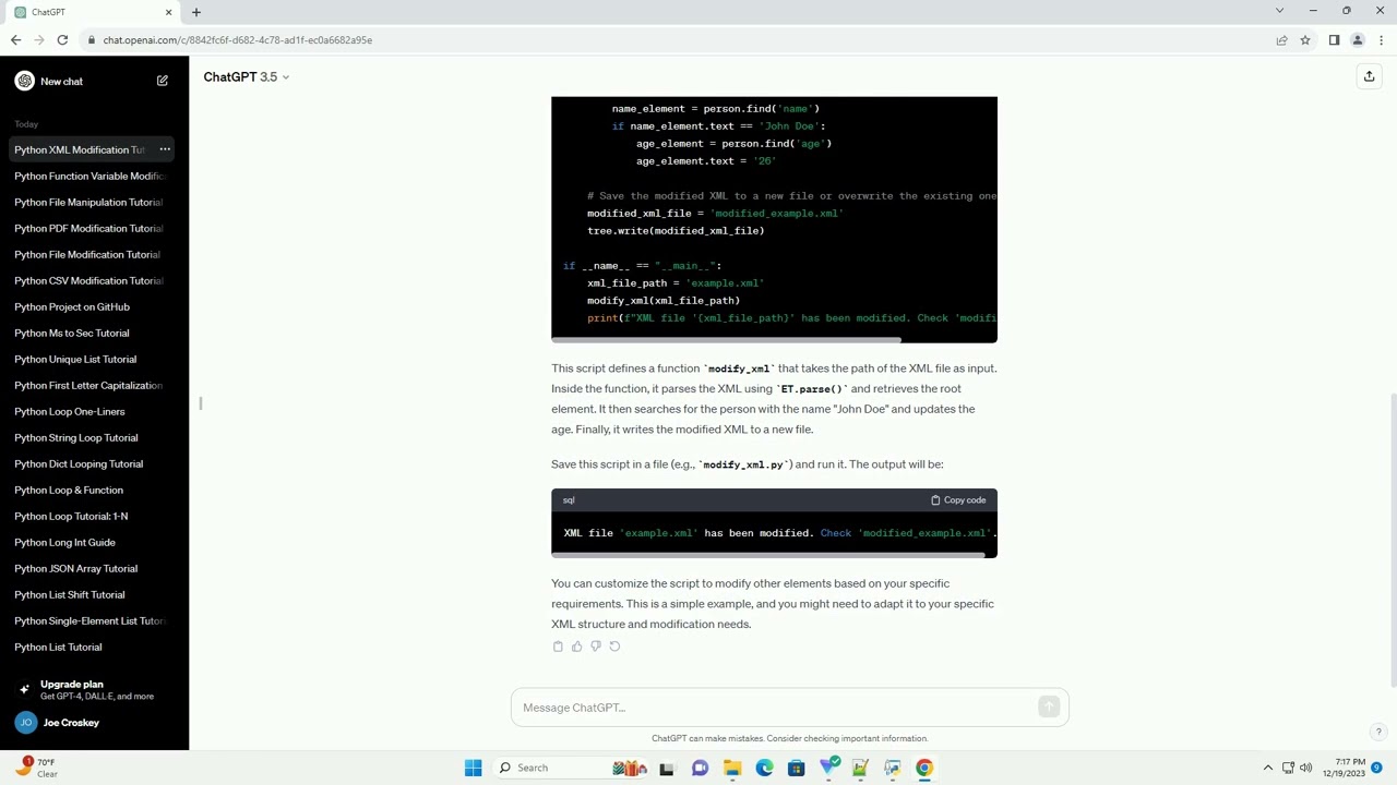 python modify xml file