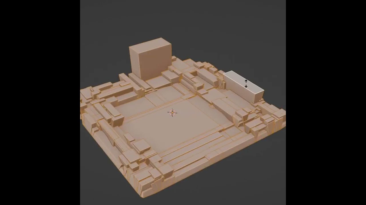 Facility Model In Blender #blender #blendermarket #shorts #b3d #3dmodeling